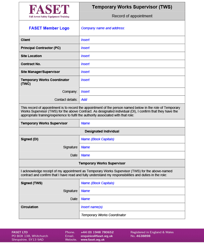 Document Templates - Faset